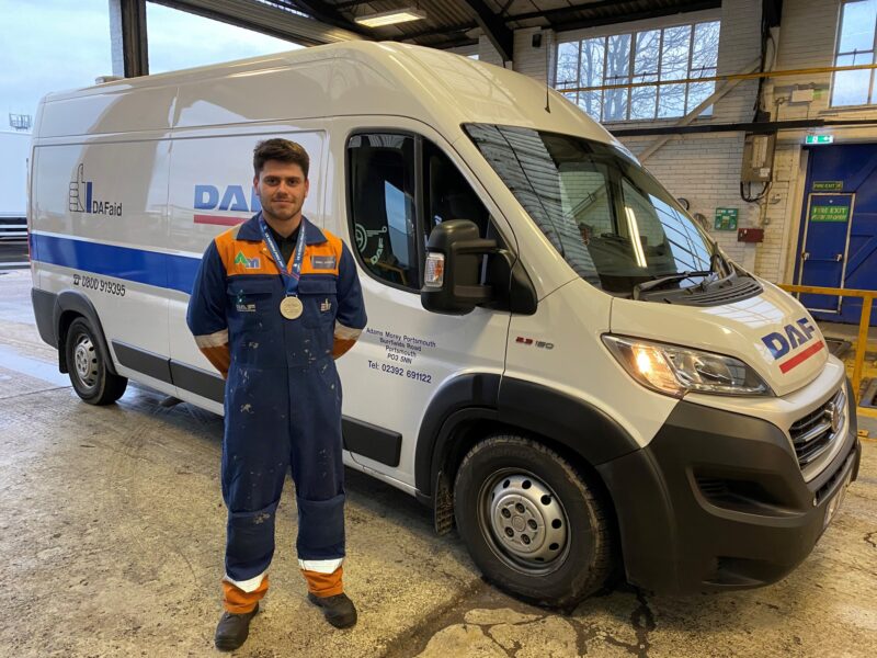 DAF Dealer Adams Morey Celebrates at the WorldSkills Final - Adams Morey
