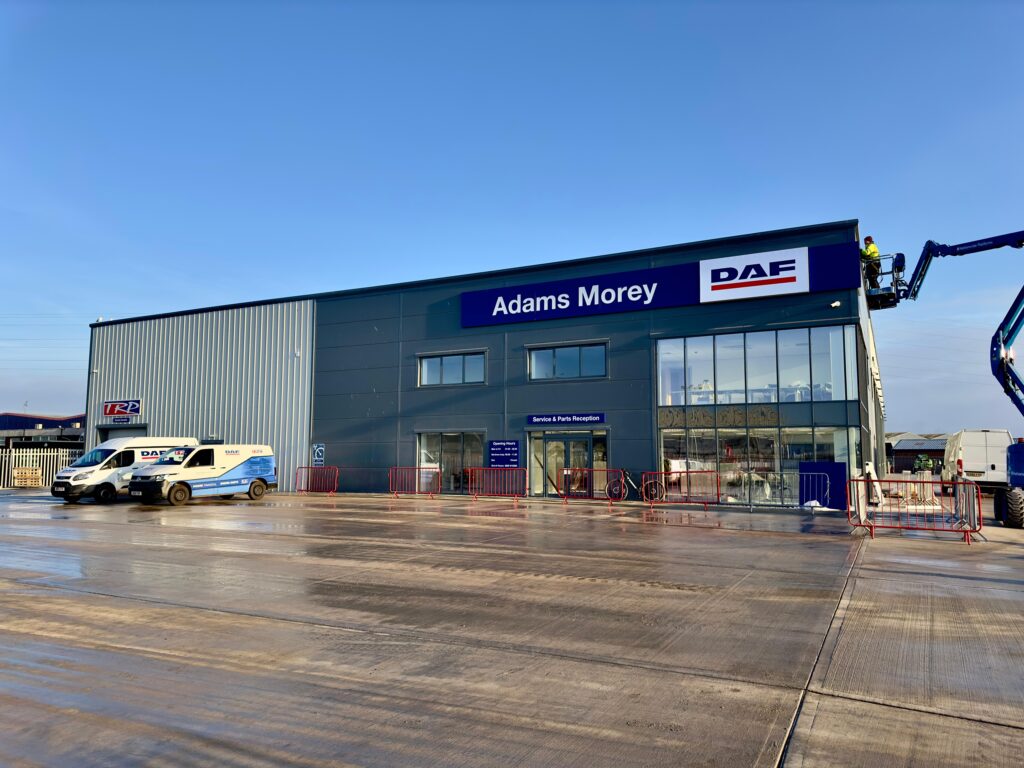 DAF dealer Adams Morey opens new site in Bridgwater - Adams Morey
